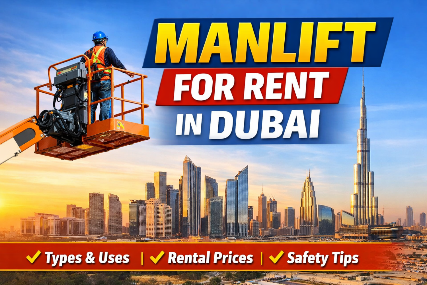 Manlift For Rent In Dubai – Complete 2026 Guide To Choosing The Right ...